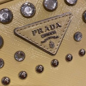 Prada | Bags | Rare Prada Saffiano Leather Lux Pyramid Bag | Poshmark